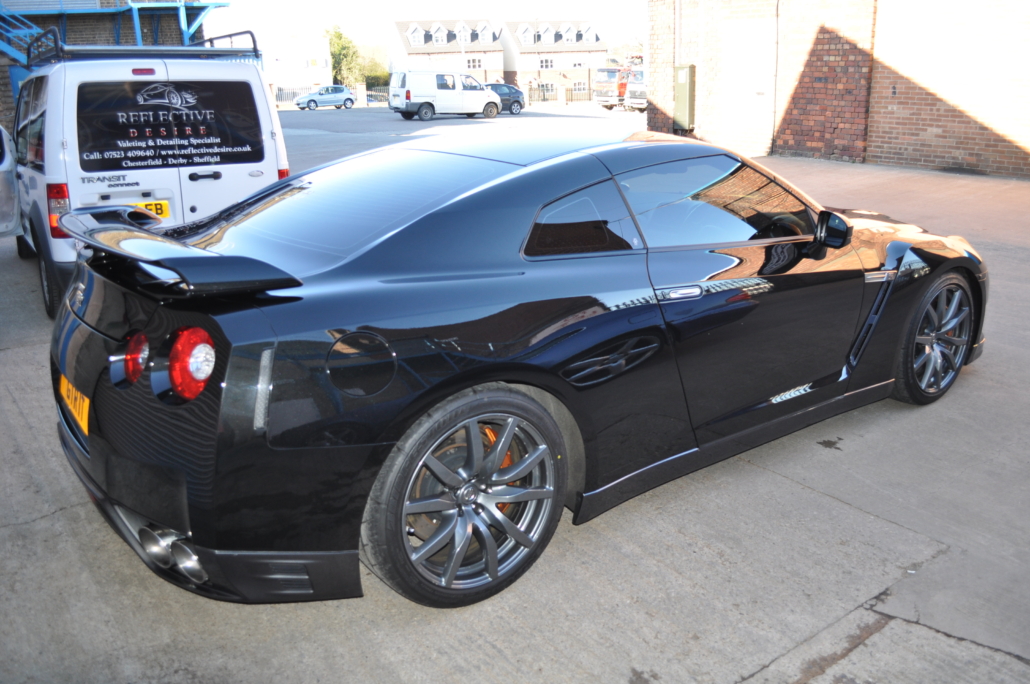 Nissan R35 GT-R Full correction plus ceramic coating.