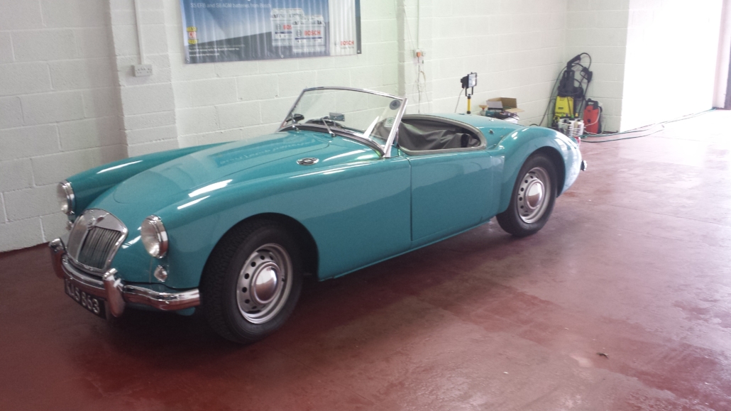 Reflective Desire | 1957 MGa Paint Correction