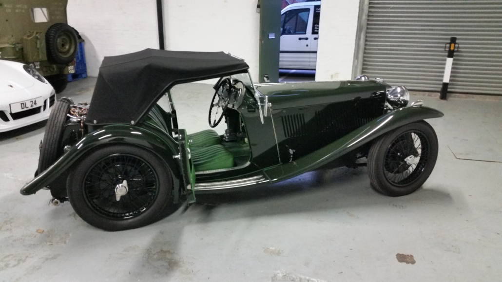 1933 MG L2 Magna. Enhancement Detail. - Reflective Desire